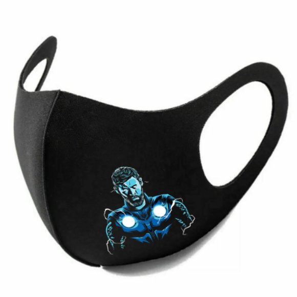 Handmade | Accessories | Thor Face Mask Washable Reusable Marvel Fabric ...